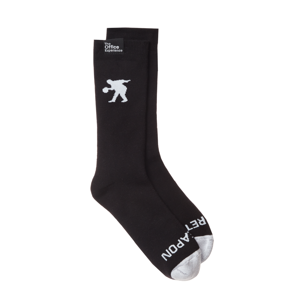 The Office Experience Official Store Secret Weapon Stanley Socks Black ...